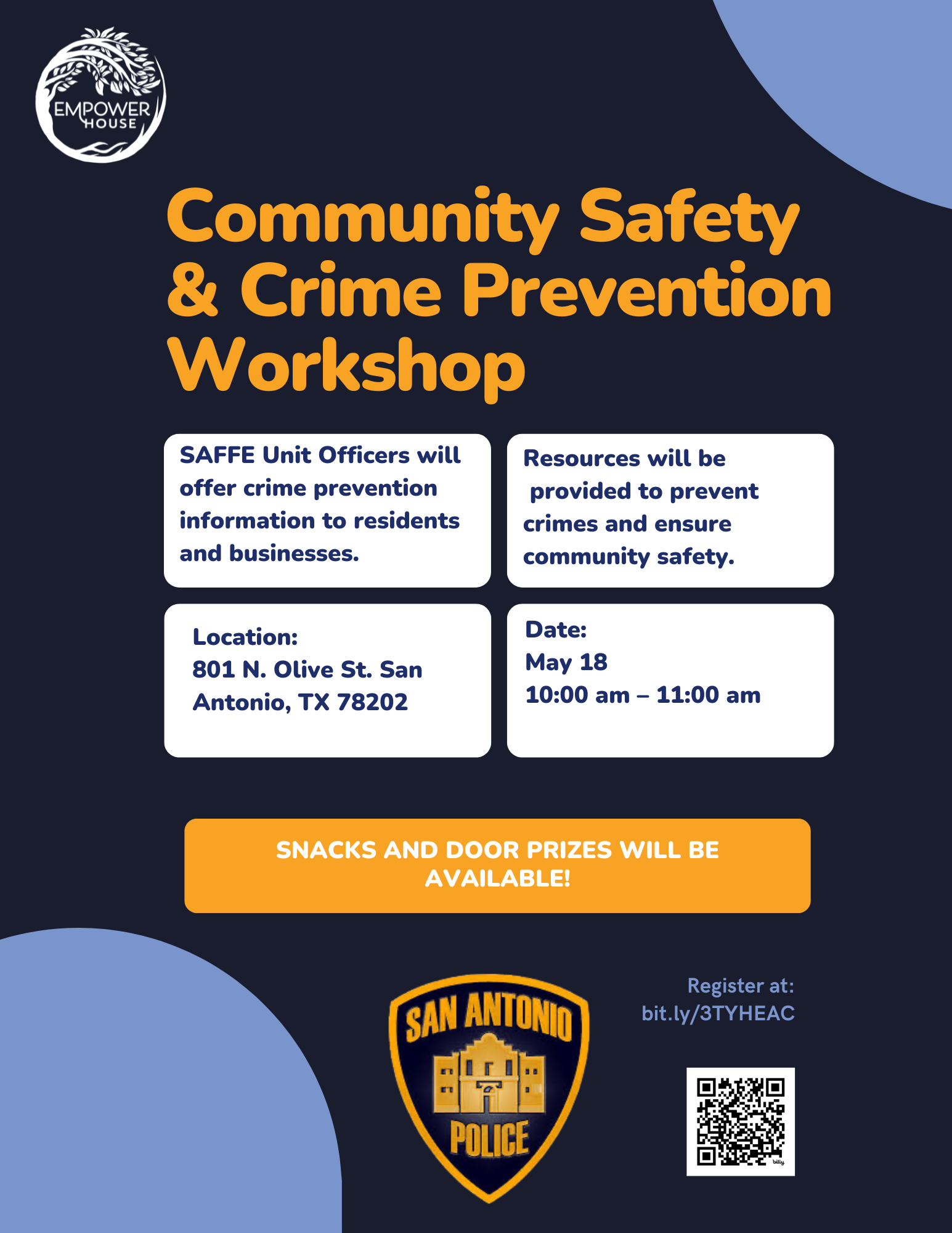 Community Safety and Crime Prevention Workshop - Empower House
