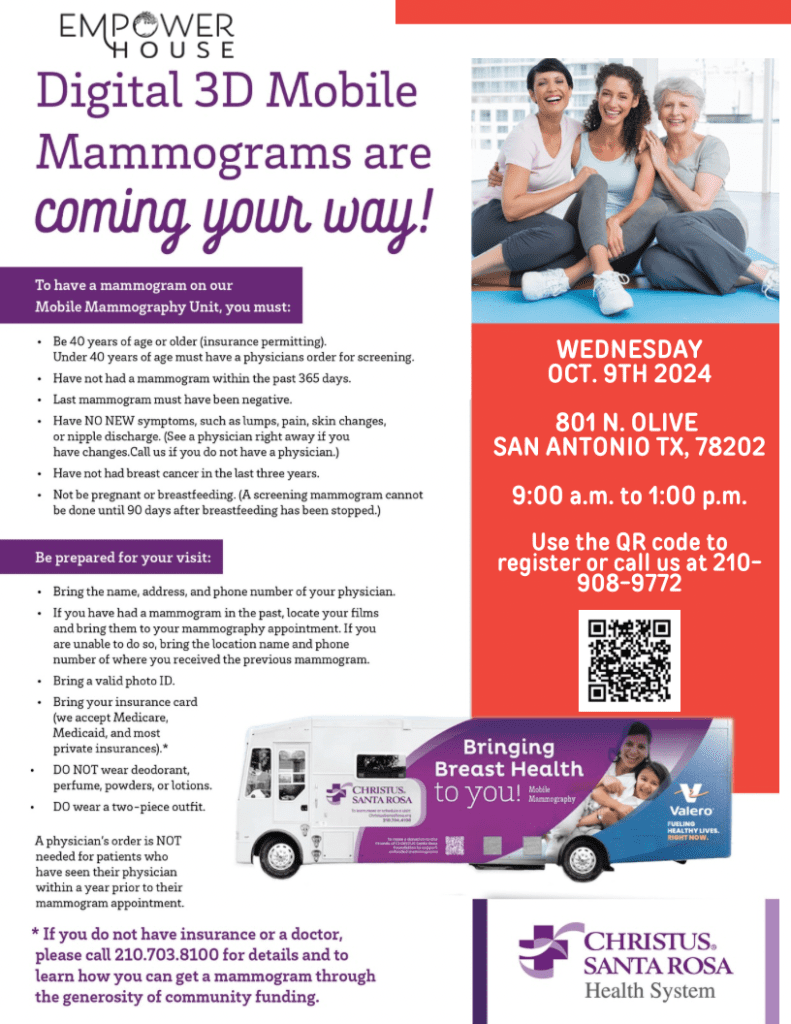 Digital 3D Mobile Mammograms - Empower House