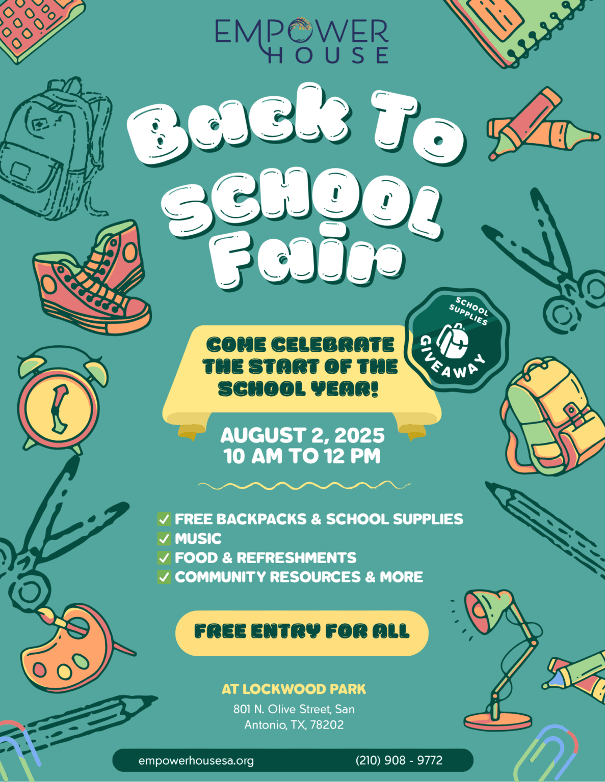 Back to School Resource Fair - Empower House